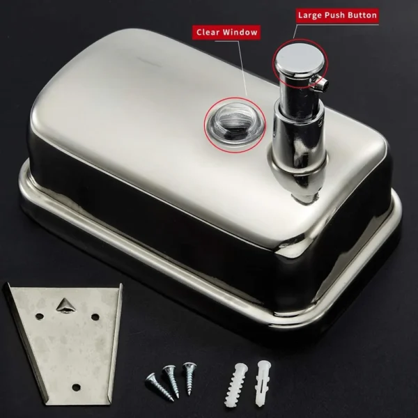 Stainless Steel Soap Dispenser | Sanimax